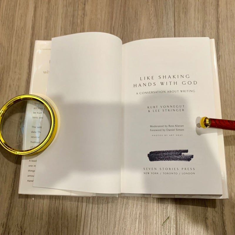 Like Shaking Hands with God by Kurt Vonnegut, Lee Stringer, Ross Klavan, Daniel Simon, Art Shay