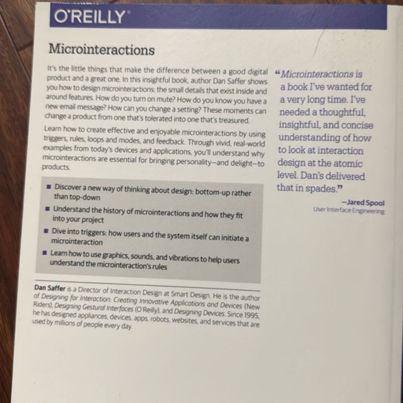 Microinteractions: Full Color Edition by Dan Saffer, Don Norman