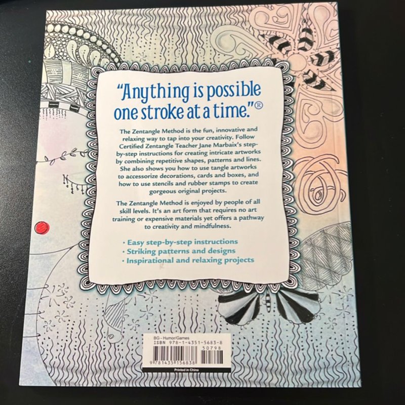 Zentangle, the Inspiring and Mindful Drawing Method by Jane Marbaix