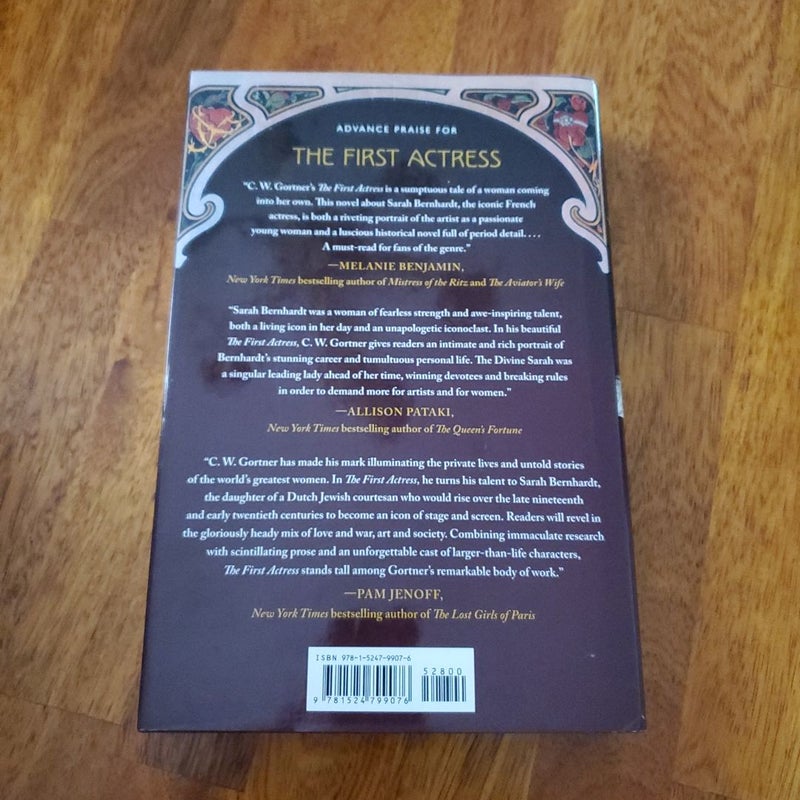 The First Actress by C. W. Gortner