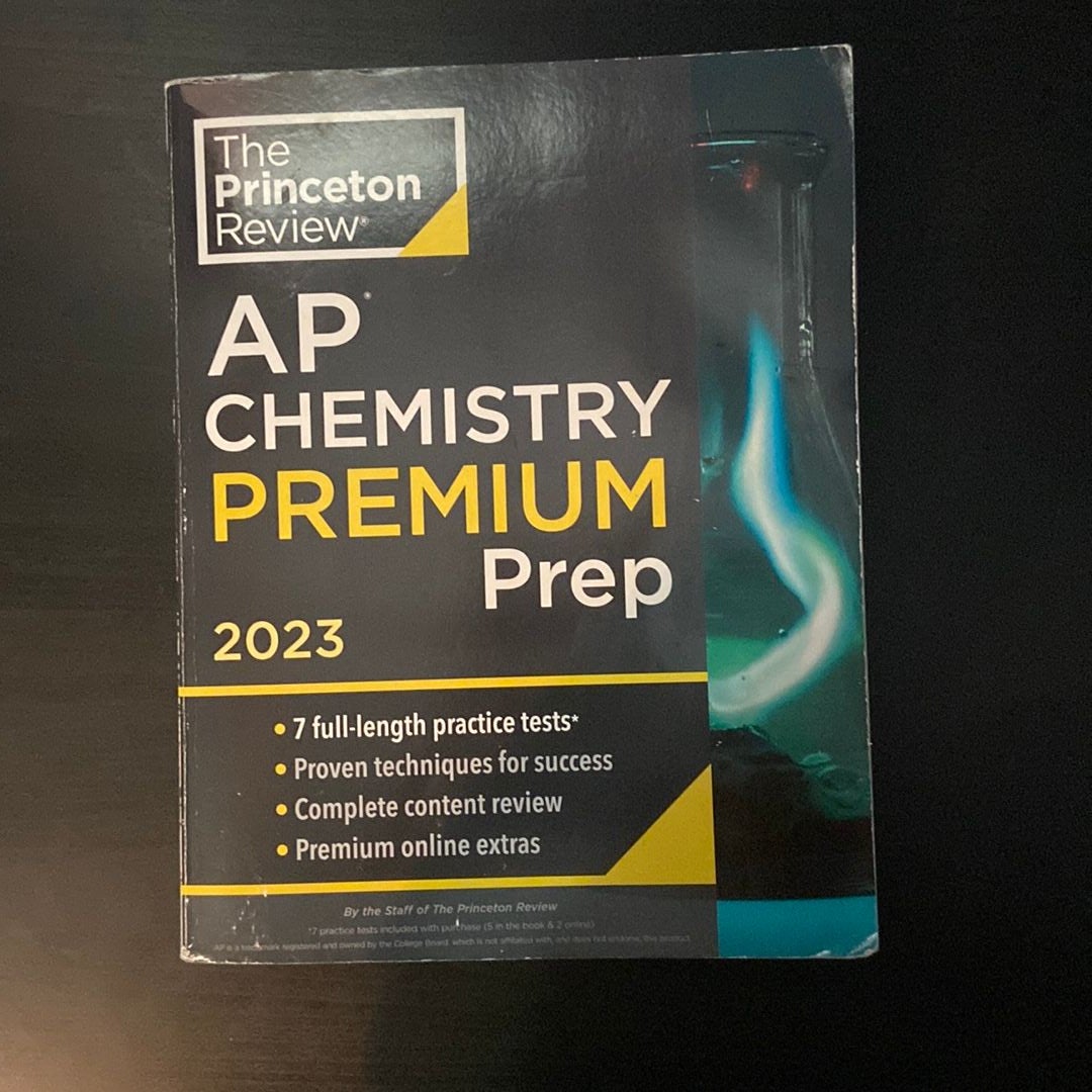 Princeton Review AP Chemistry Premium Prep 2023 by The Princeton The ...