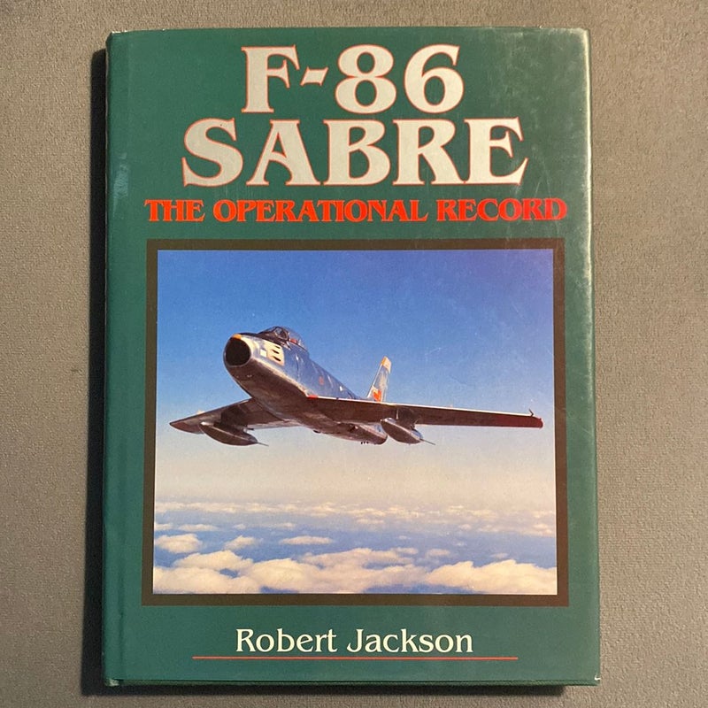 F 86 Sabre By Robert Jackson Hardcover Pangobooks