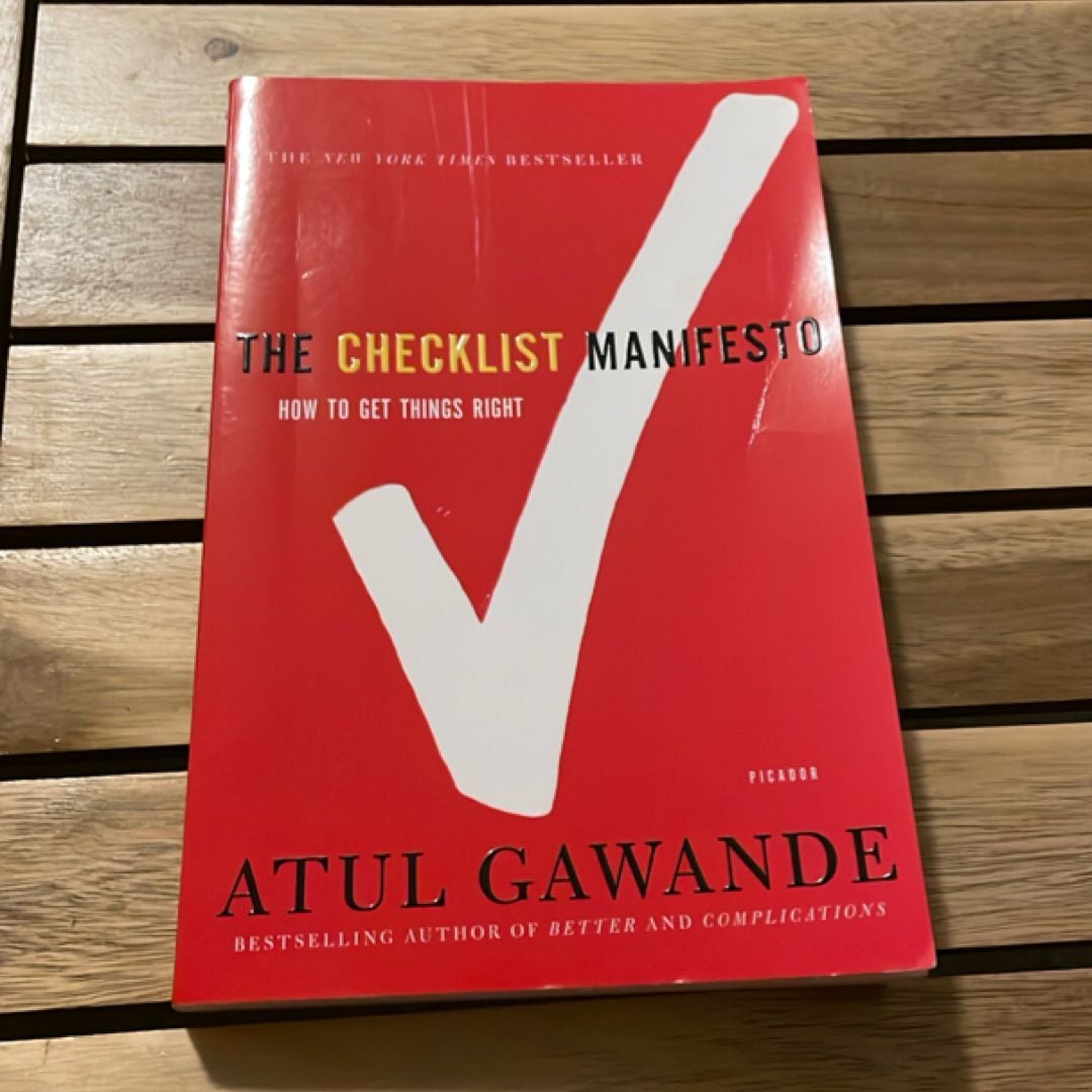 The Checklist Manifesto by Atul Gawande