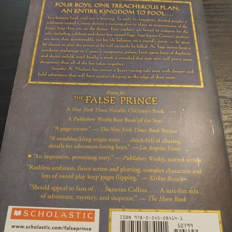 The False Prince by Jennifer A. Nielsen, Paperback | Pangobooks