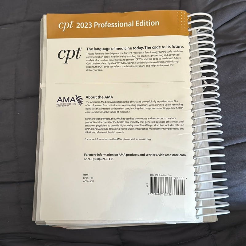 CPT Professional 2023 and e/M Companion 2023 Bundle by American Medical ...