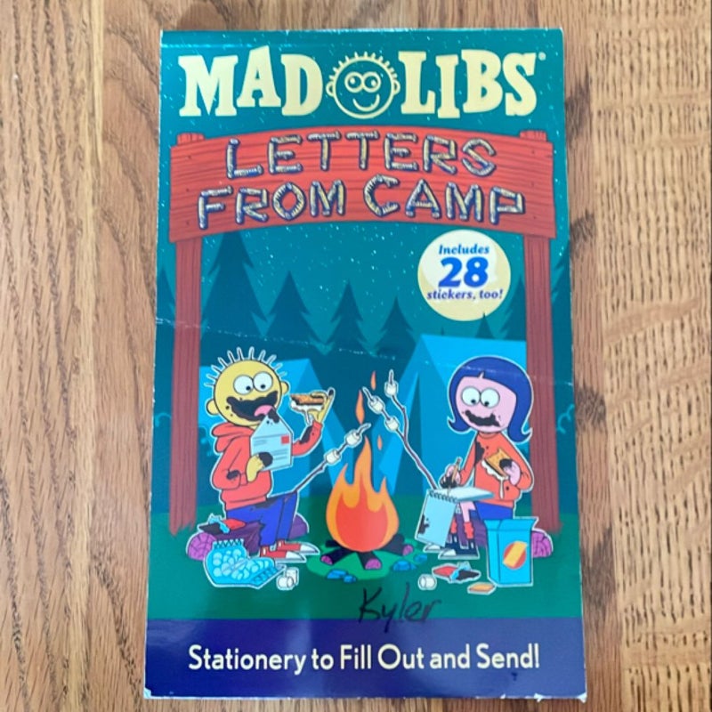 Letters from Camp Mad Libs by Mad Libs