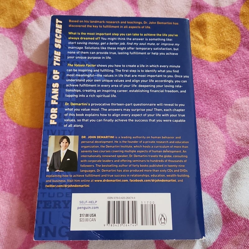 The Values Factor by John F. Demartini, Paperback | Pangobooks The Values Factor by John F. Demartini, Paperback | Pangobooks