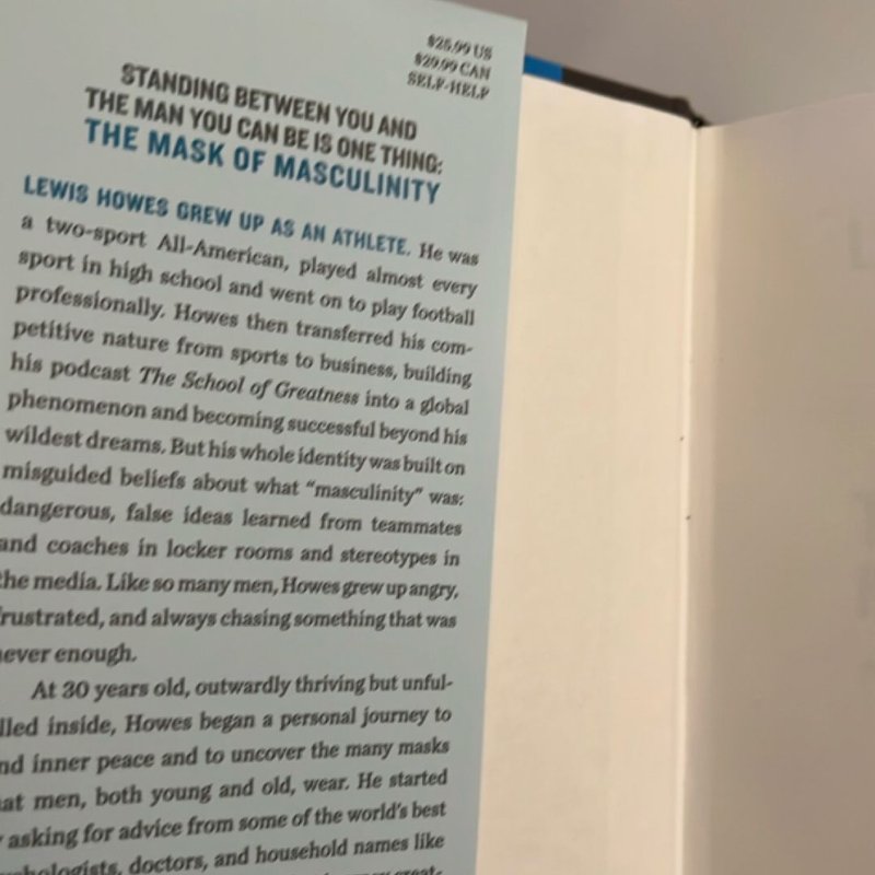 The Mask of Masculinity by Lewis Howes