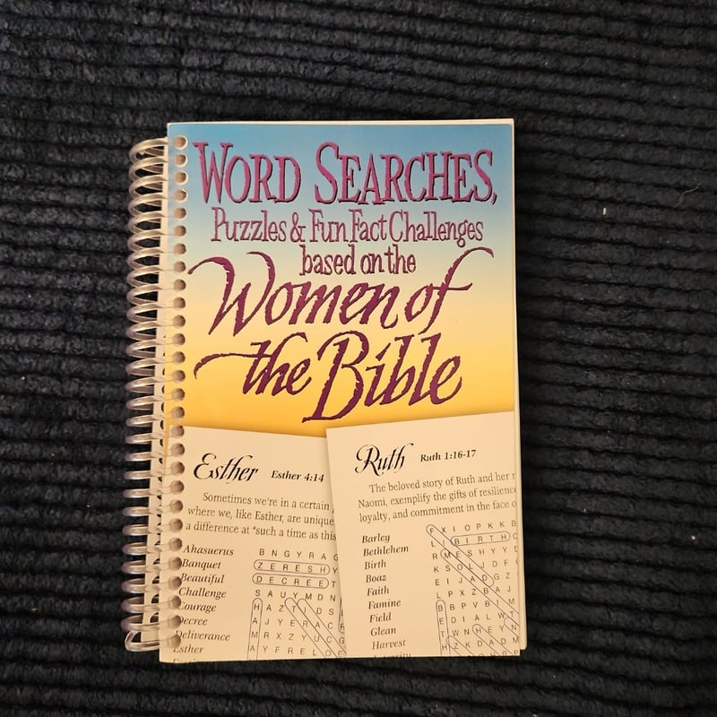 Word Search Based on the Women of the Bible by Product Concept Editors