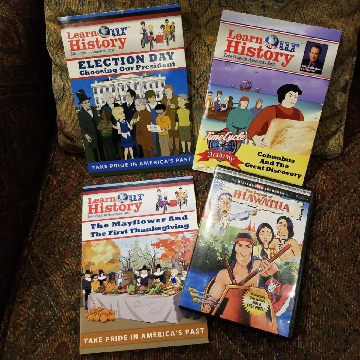 Learn Our History dvd bundle set & Hiawatha dvd by Mike Huckabee ...