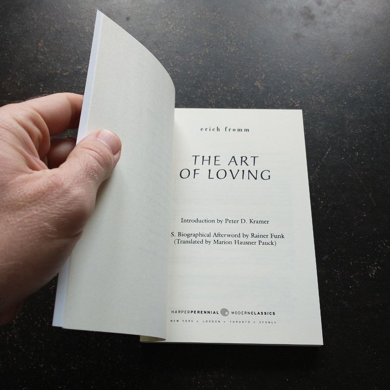 The Art of Loving by Erich Fromm