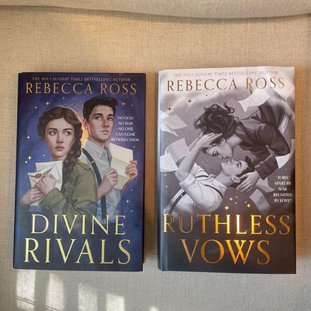 Divine Rivals UK & Ruthless Vows Fairyloot by Rebecca Ross, Hardcover ...