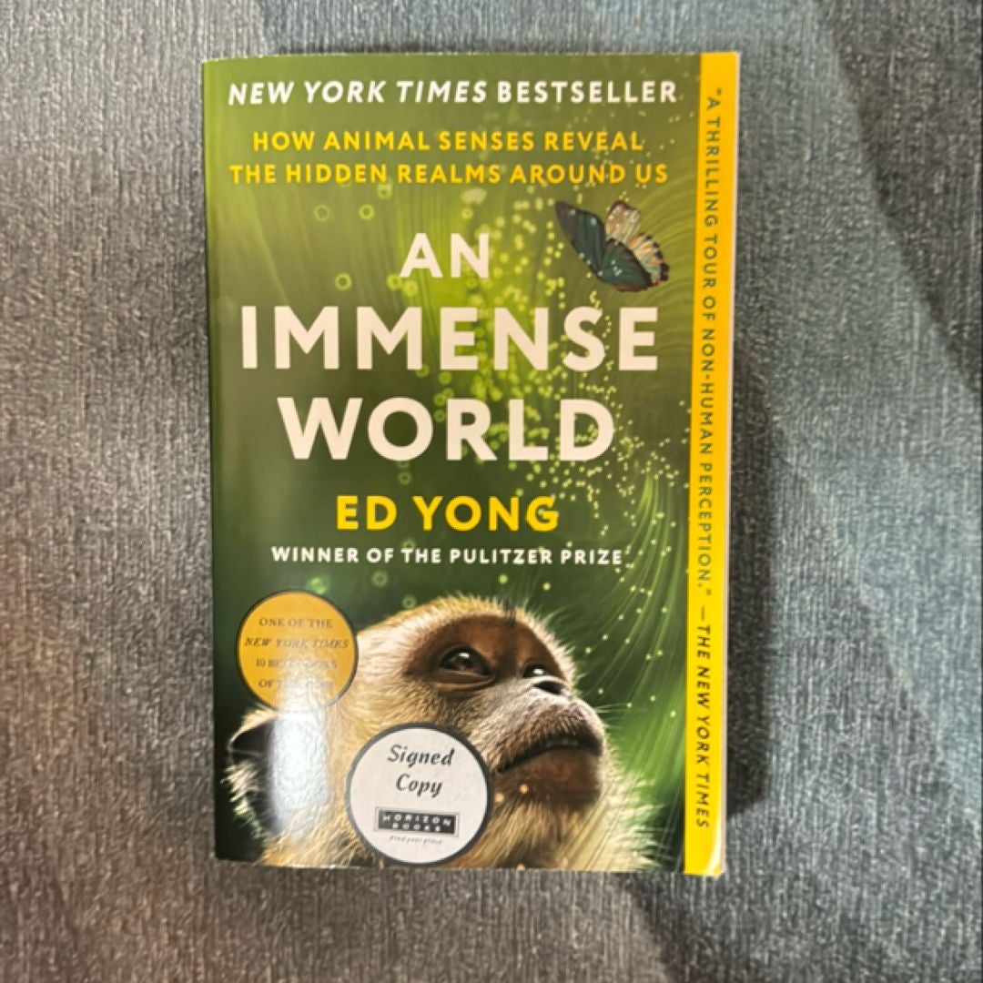 An Immense World by Ed Yong, Paperback | Pangobooks