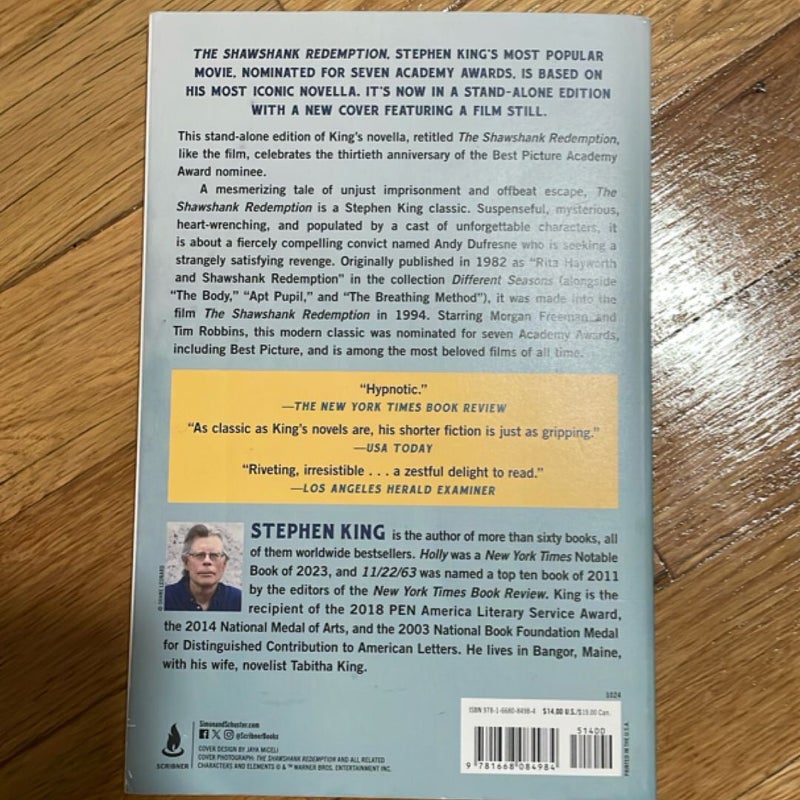 Rita Hayworth and Shawshank Redemption by Stephen King