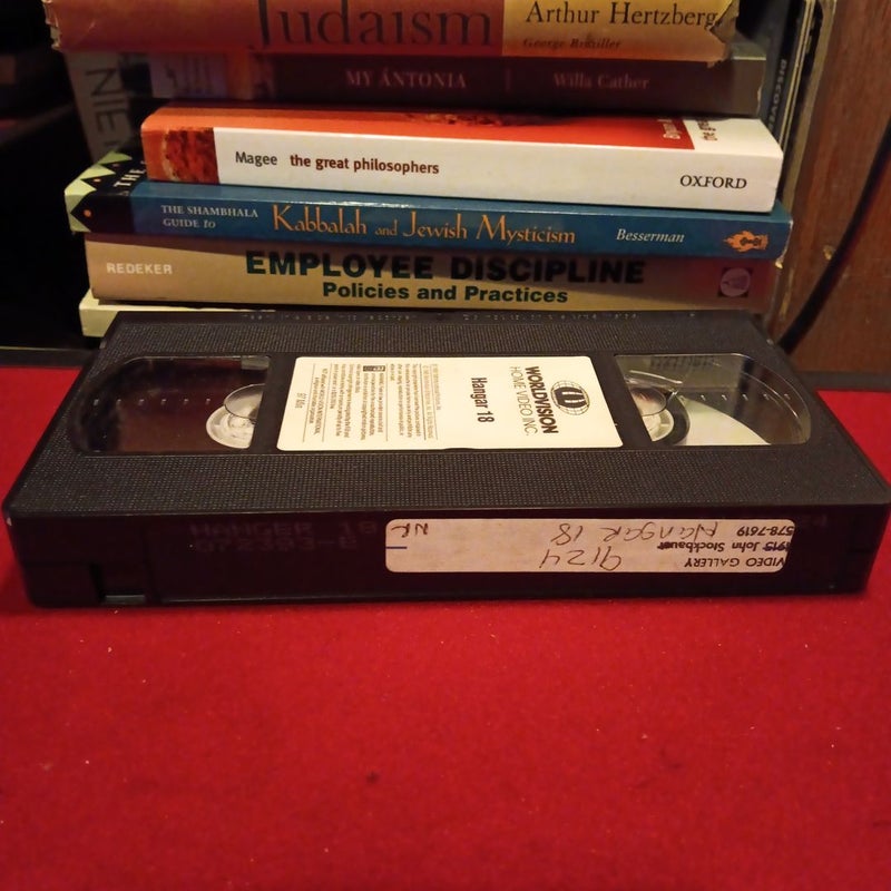 Hangar 18 vintage VHS with Darren McGavin by Worlddivsion, Hardcover ...