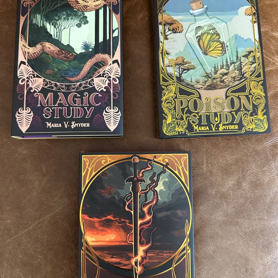 The study series bookish box signed special edition poison study maria ...