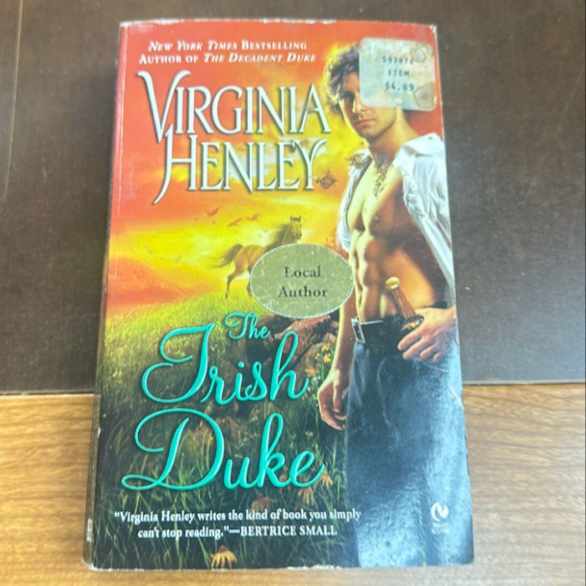 The Irish Duke by Virginia Henley