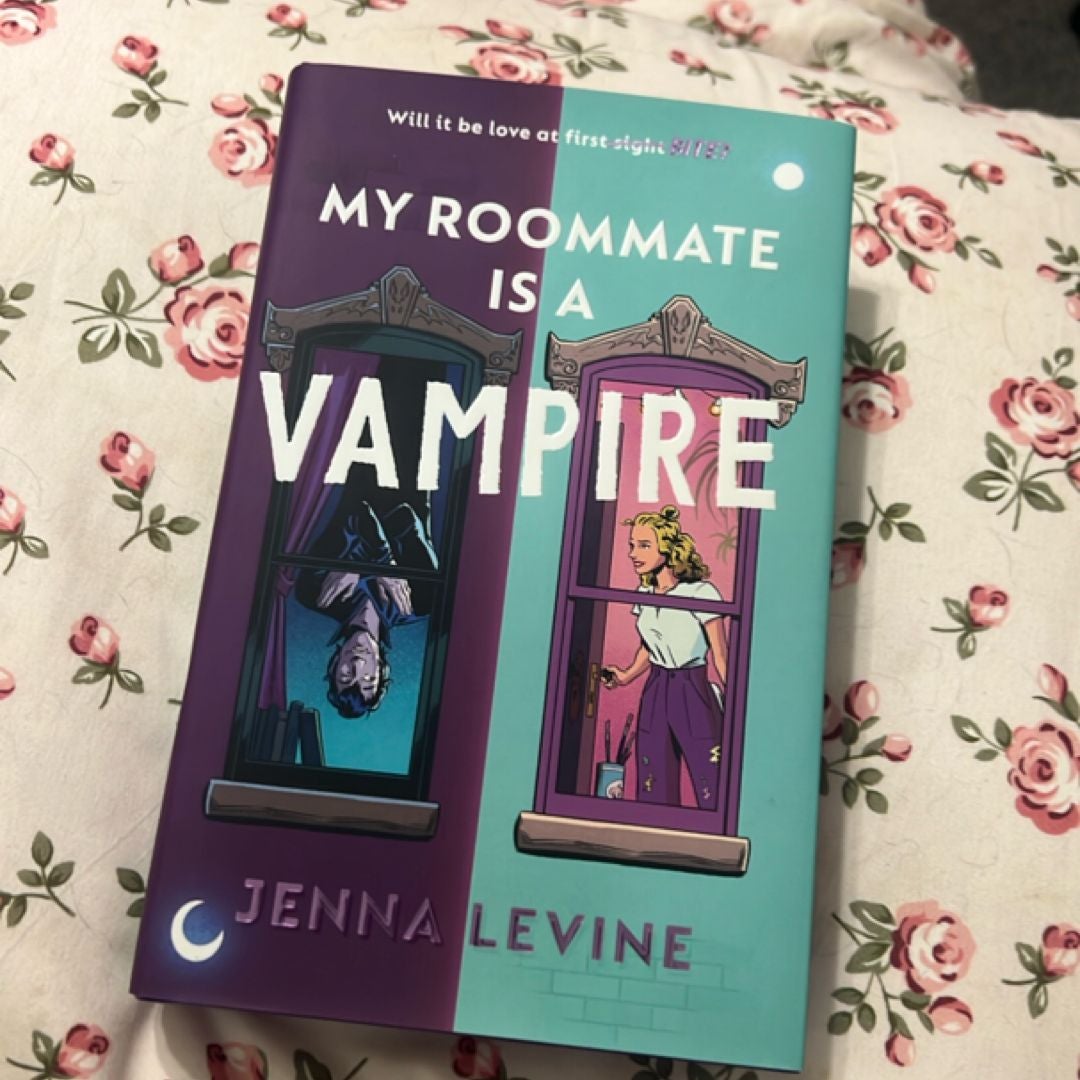 My Roommate Is a Vampire (Fairyloot NOT SIGNED) by Jenna Levine, Hardcover | Pangobooks
