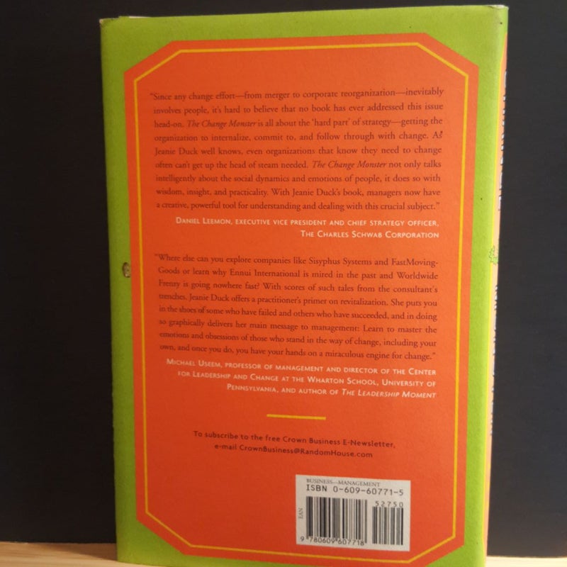 The Change Monster by Jeanie Daniel Duck, Hardcover | Pangobooks