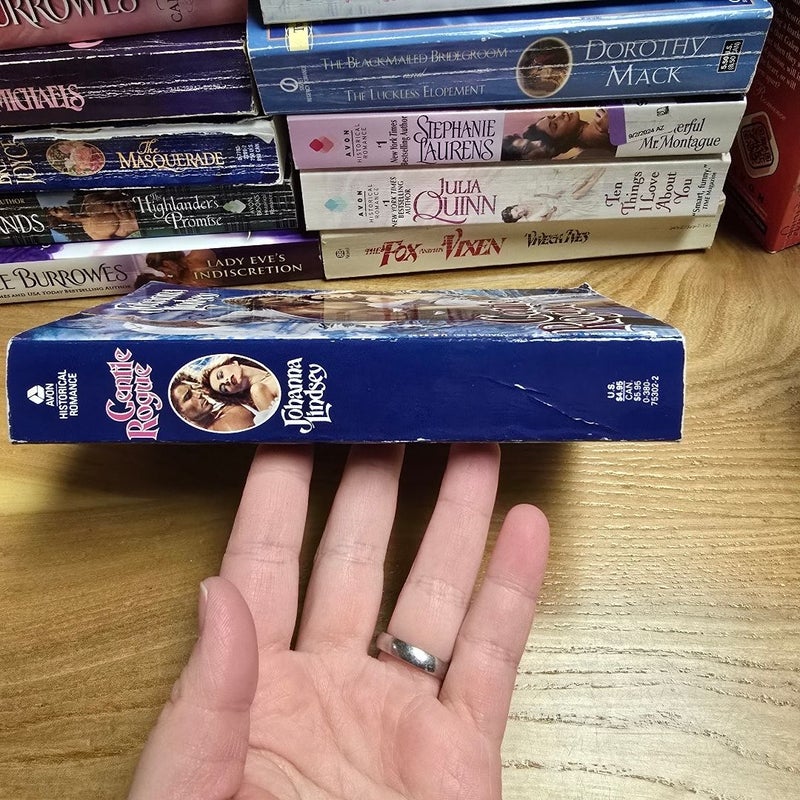 Gentle Rogue 1st Edition 1st Printing CLINCH COVER by Johanna Lindsey ...