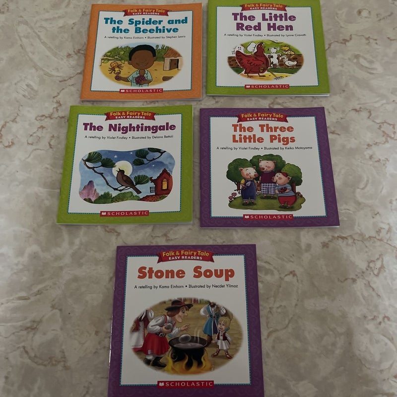 Bundle of 15 Scholastic Folk & Fairy Tale Easy Readers by Various ...