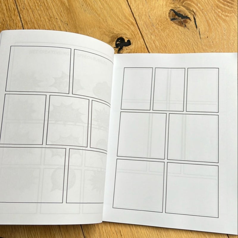 Blank Comic Book 7-12 Panel Layouts by B. Bern