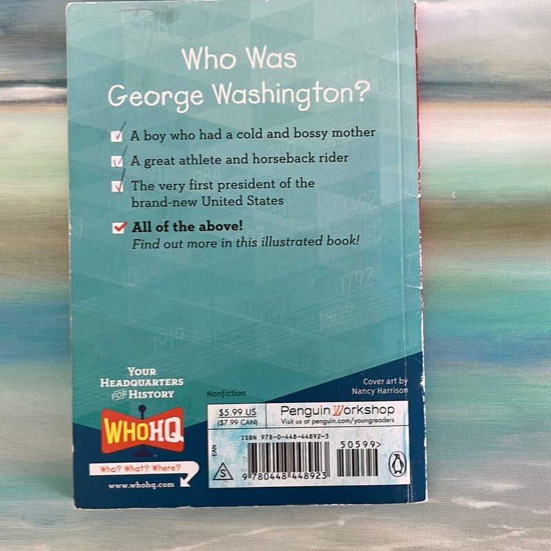 Who Was George Washington? by Who HQ; Roberta Edwards, Paperback ...