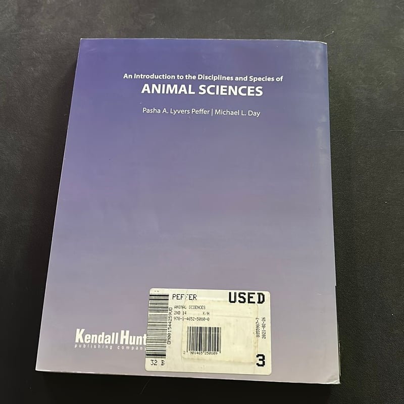An Introduction to the Disciplines and Species of Animal Sciences by ...
