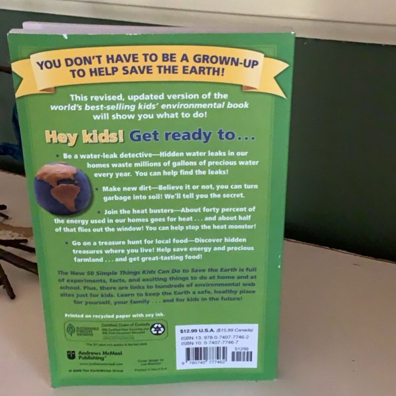 The New 50 Simple Things Kids Can Do to Save the Earth by John Javna ...