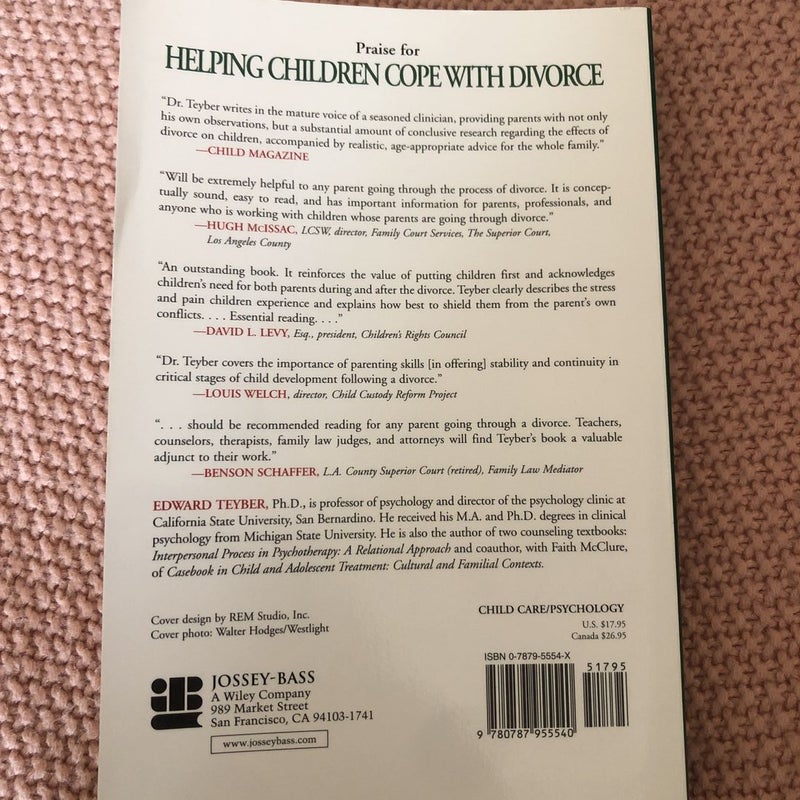 Helping Children Cope with Divorce by Edward M. Teyber, Paperback ...