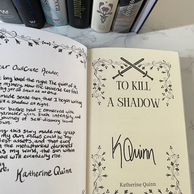 To Kill a Shadow by Katherine Quinn, Hardcover | Pangobooks