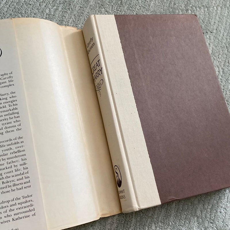 Great Harry by Carolly Erickson, Hardcover | Pangobooks