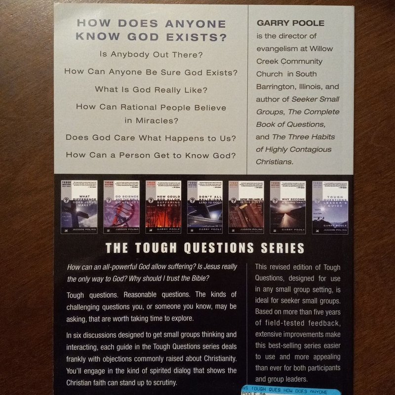 How Does Anyone Know God Exists? by Garry D. Poole, Garry Poole, Lee ...
