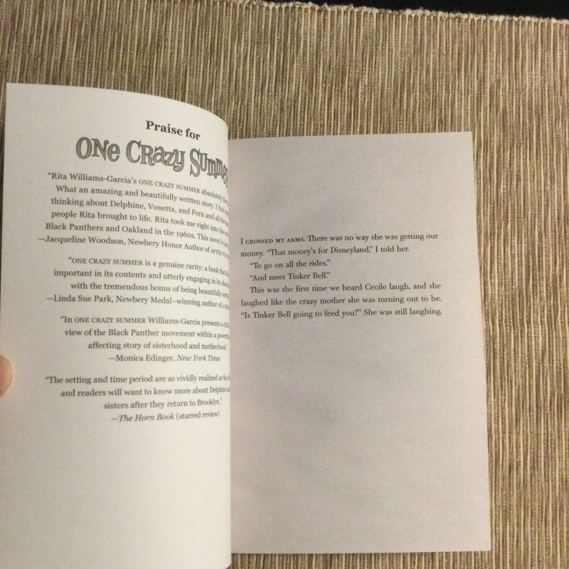 One Crazy Summer by Rita Williams-Garcia, Paperback | Pangobooks