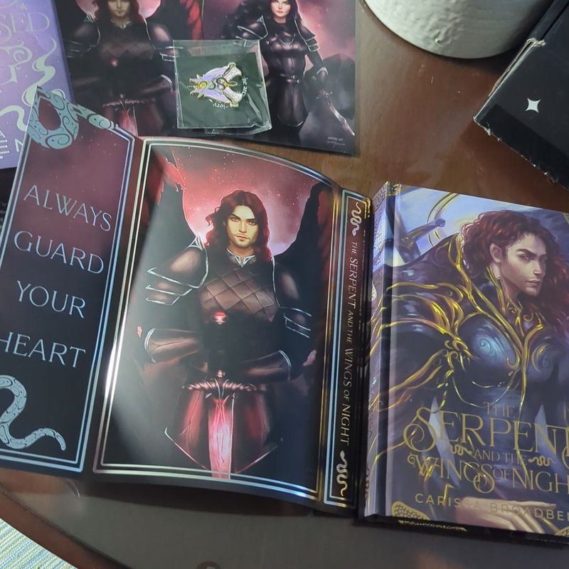 SIGNED The Serpent and The Wings of Night & The Ashes and the Star ...