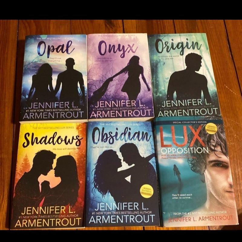 Lux Series Book Set (1 SPECIAL COLLECTOR’S EDITION INCLUDED) by ...