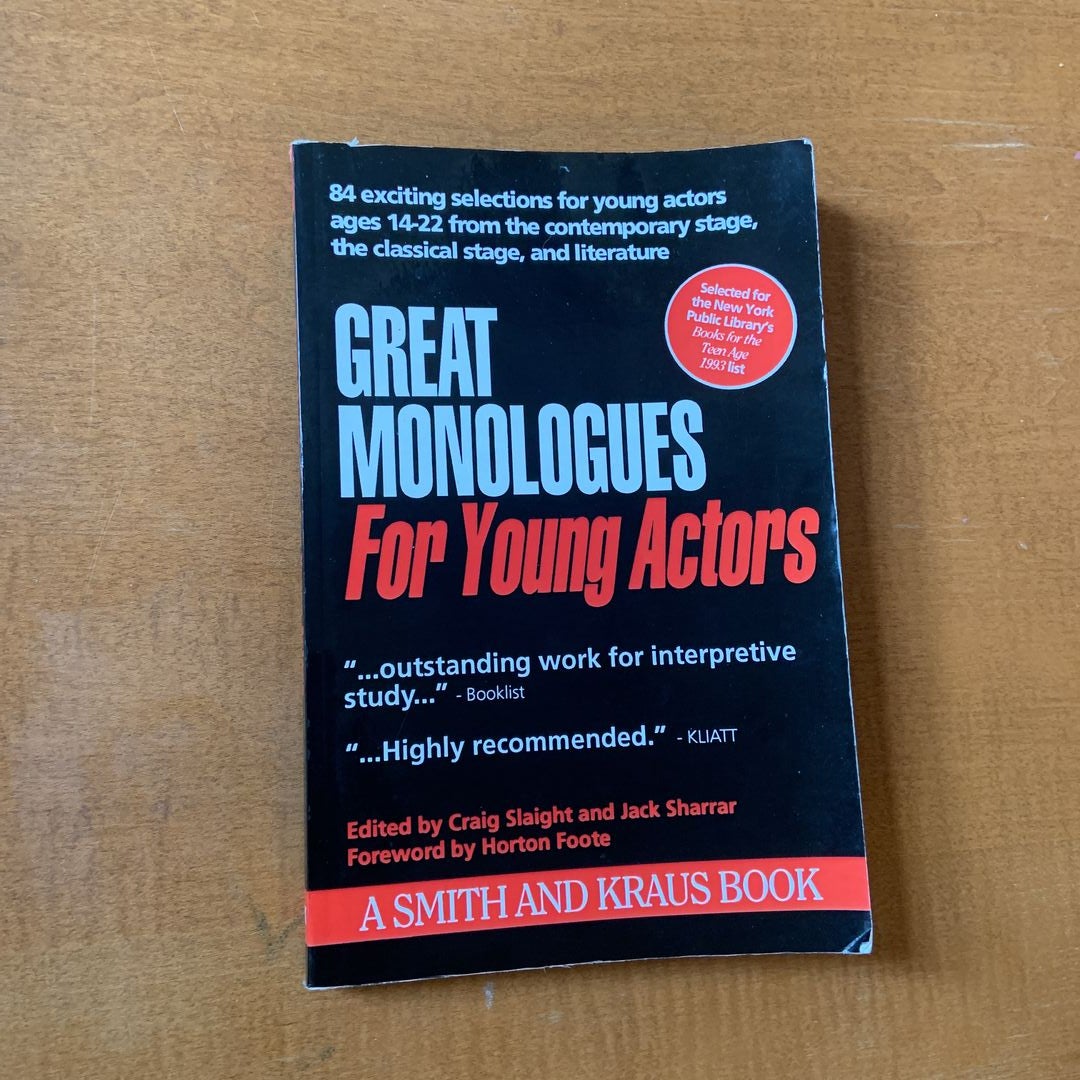 Great Monologues for Young Actors by , Paperback | Pangobooks