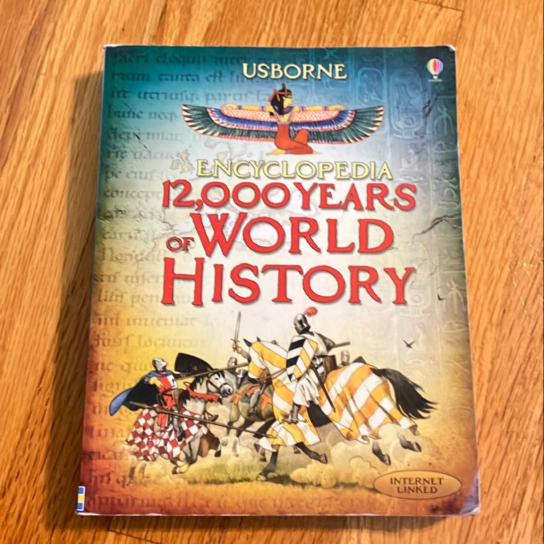 Usborne Encyclopedia 12,000 Years of World History by Jane Bingham ...