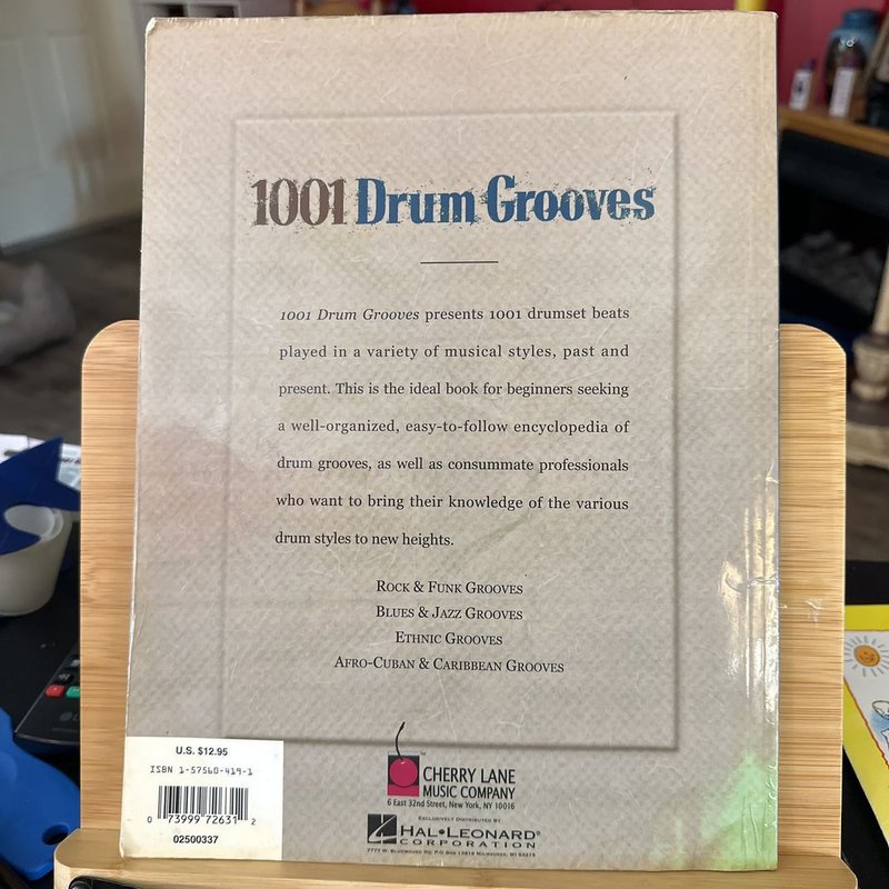 1001 Drum Grooves by Steve Mansfield, Paperback | Pangobooks