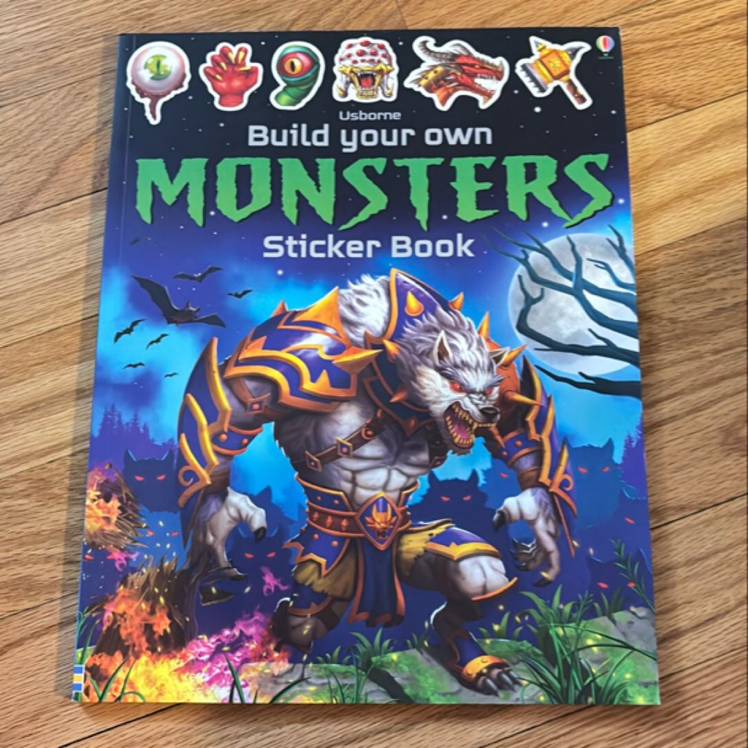 Build Your Own Monsters Sticker Book by Simon Tudhope