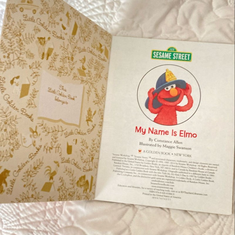 My Name Is Elmo (Sesame Street) by Constance Allen
