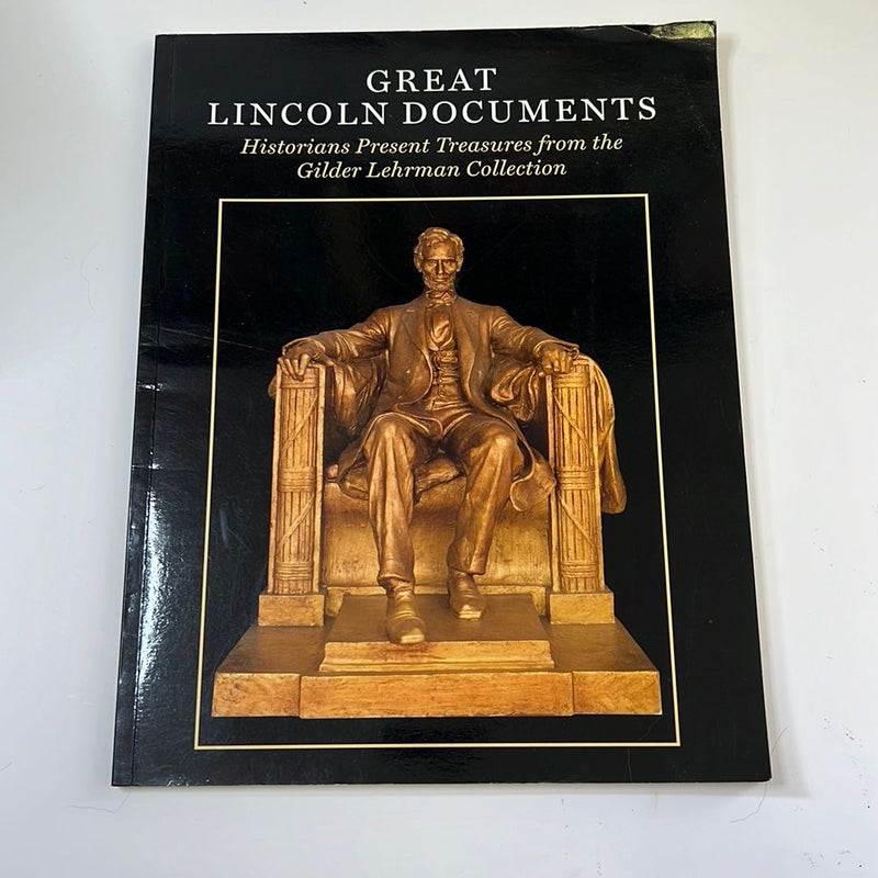 Great Lincoln Documents by Douglas L. Wilson, Ronald C. White, Russell ...