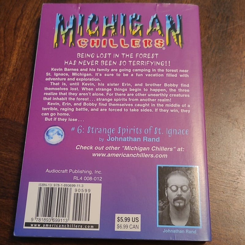 Michigan Chillers #6 Strange Spirits of St. Ignace by Johnathan Rand