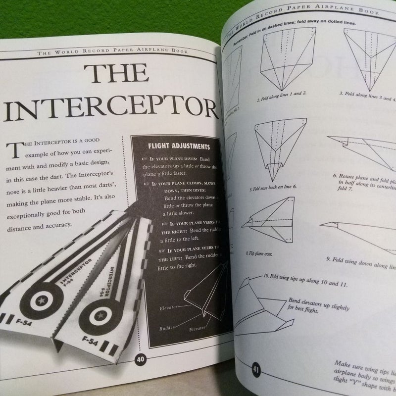 The World Record Paper Airplane Book by Ken Blackburn, Jeff Lammers