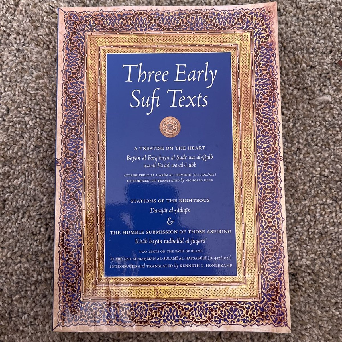 Three Early Sufi Texts by Abu Abd Al-Rahman Al-Sulami, Nicholas Lawson ...
