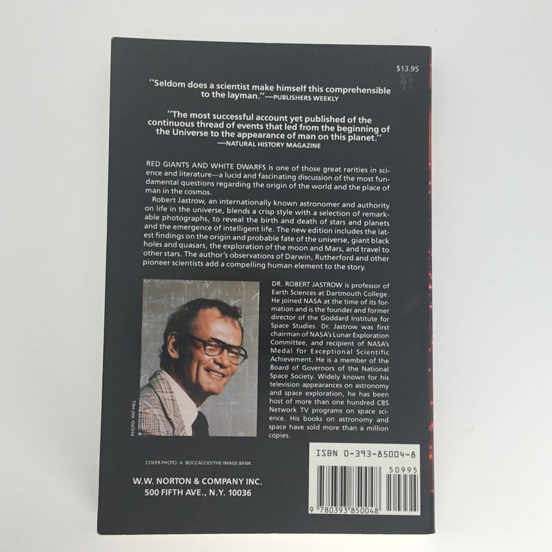 Red Giants and White Dwarfs by Robert Jastrow, Paperback | Pangobooks