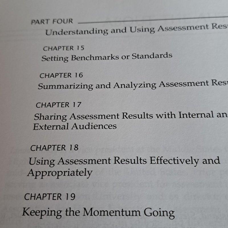Assessing Student Learning by Linda Suskie, Trudy W. Banta