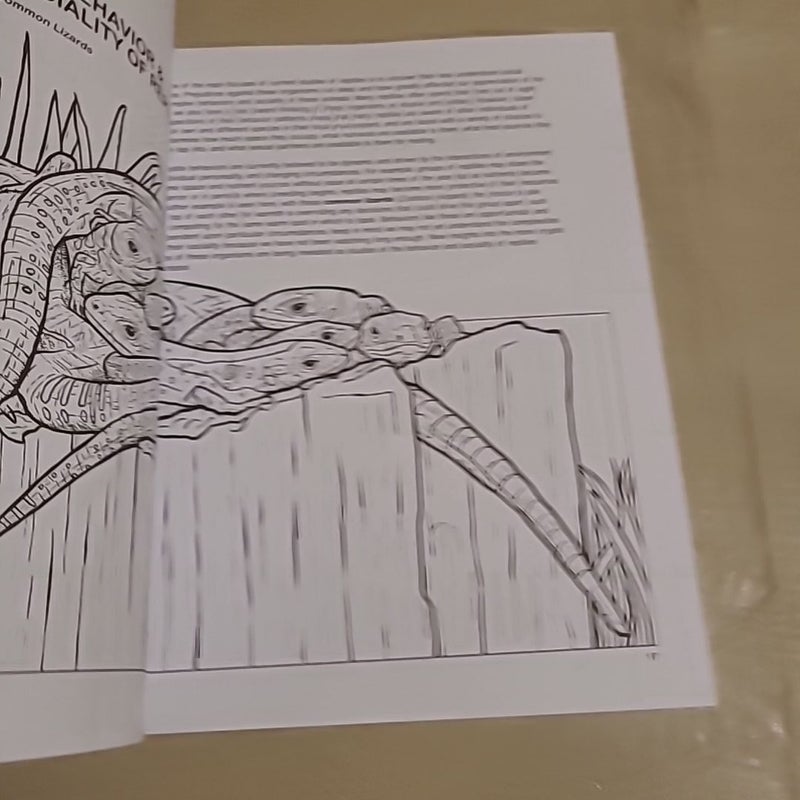 The Reptiles Coloring Book by Coloring Coloring Concepts Inc.
