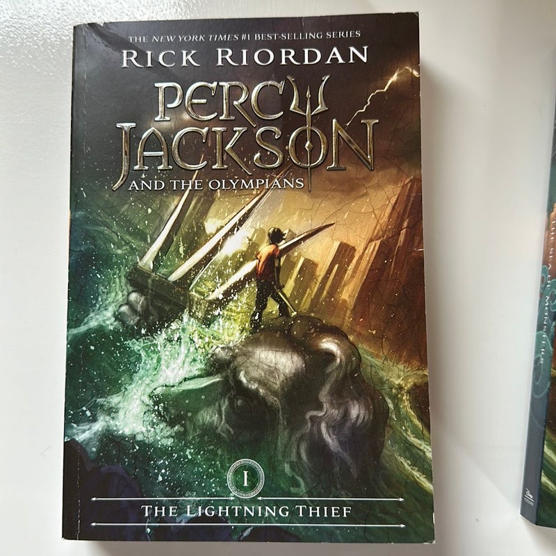 Percy Jackson And The Olympians 5 Book Paperback Boxed Set New Covers