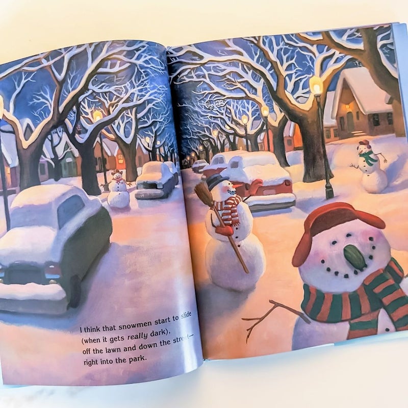 Snowmen at Night by Caralyn Buehner